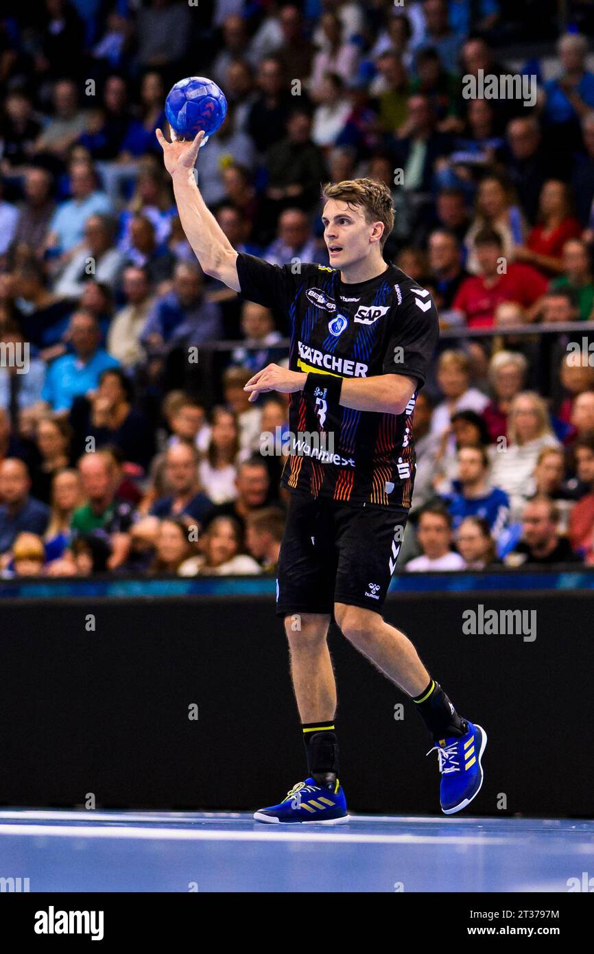 Stuttgart, Germany. 22nd Oct, 2023. Handball: 1st Bundesliga, men, 2023 ...