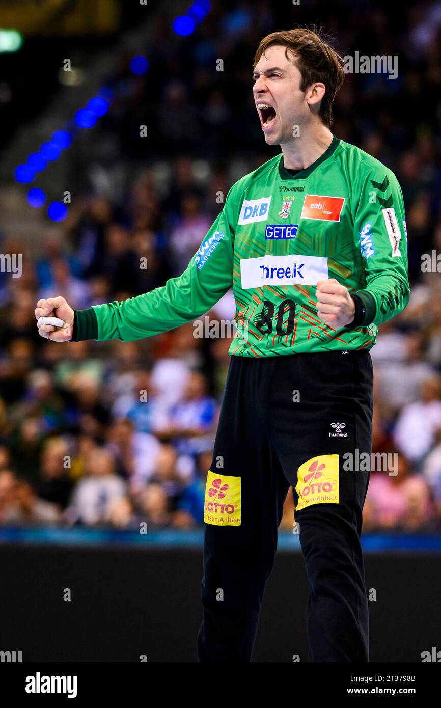 Stuttgart, Germany. 22nd Oct, 2023. Handball: 1st Bundesliga, men, 2023 ...