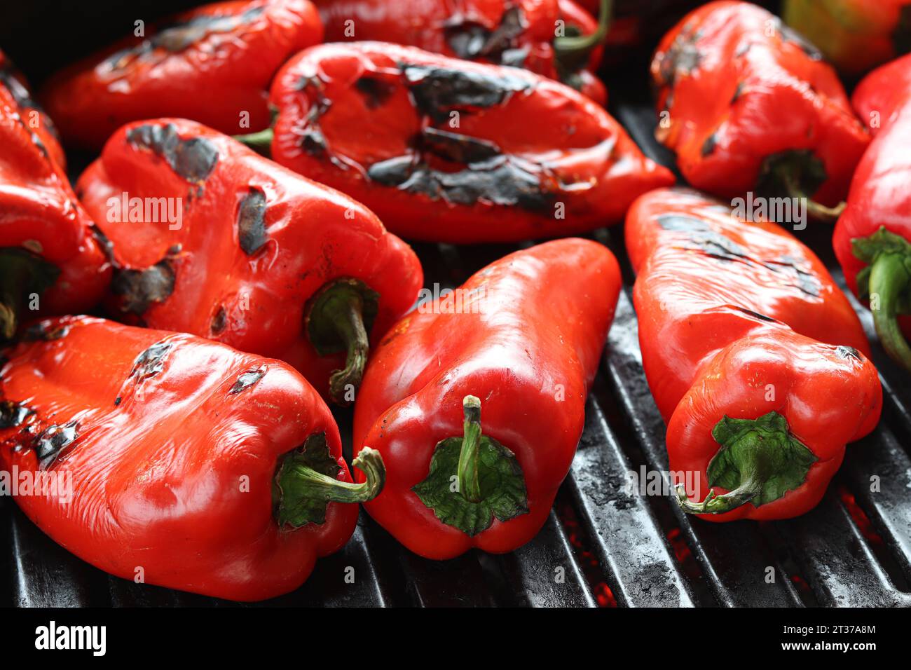 Bell peppers barbecue grill barbecue hi-res stock photography and ...
