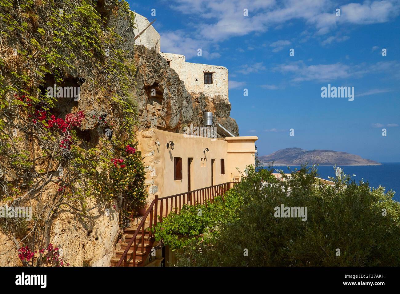 Stairs, Buildings on top of each other, Island, Sea, Kapsa, Orthodox ...