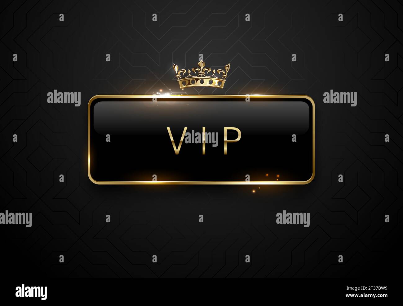 Gold king crown on black Stock Vector Images - Alamy