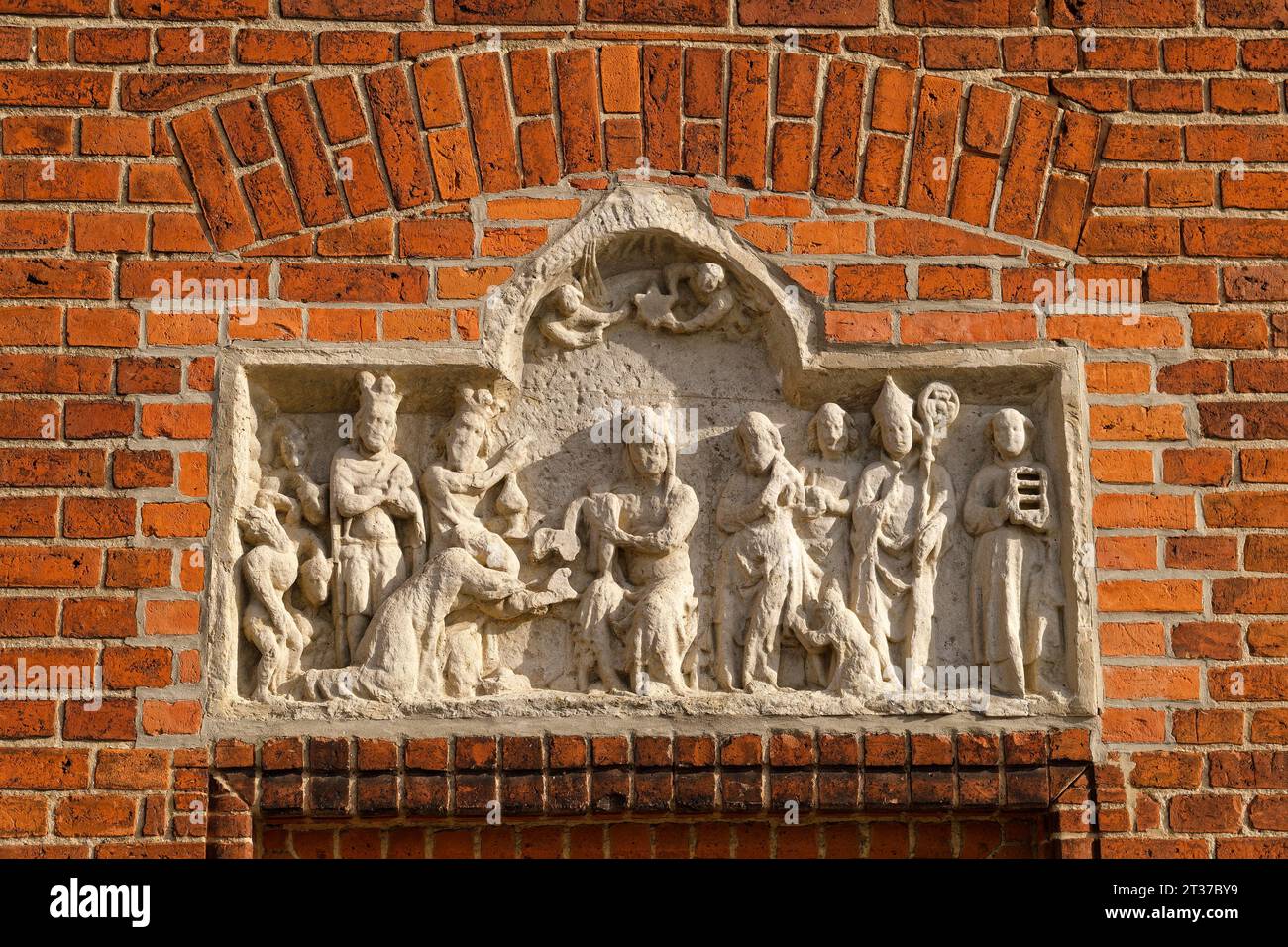 Relief of the Nativity of Christ at Havelberg Cathedral of Saint Mary ...
