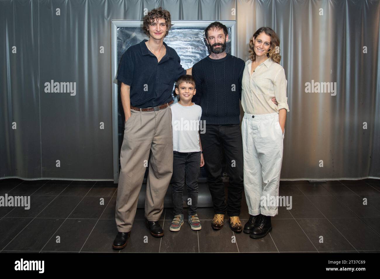 Paris, France. 23rd Oct, 2023. Vassili Schneider, Gabriel Pavie, Adrien ...