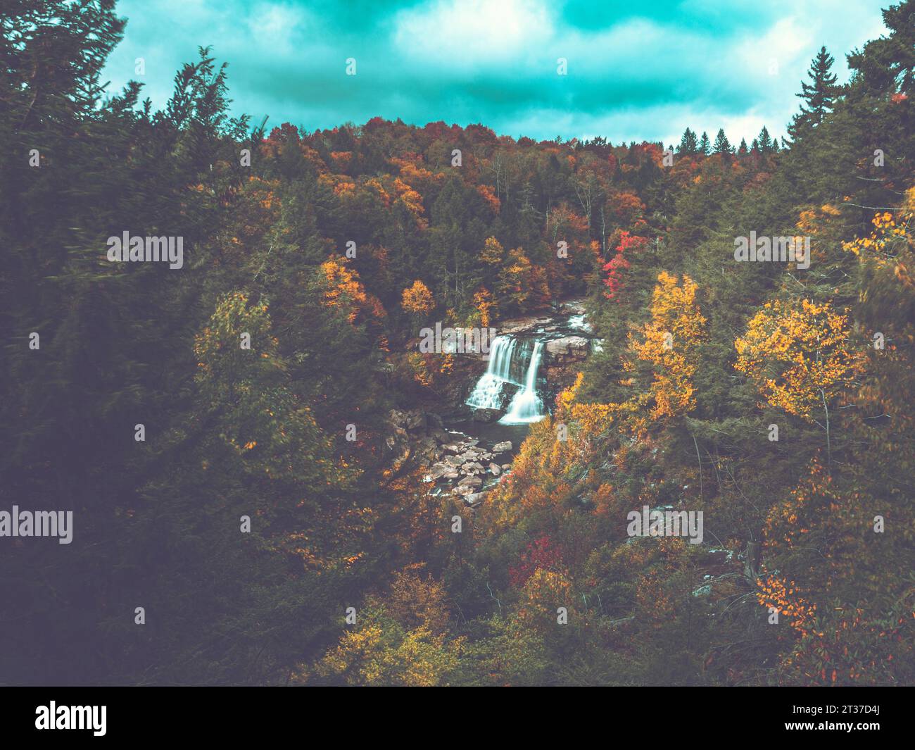 Blackwater Falls in the Fall Stock Photo - Alamy