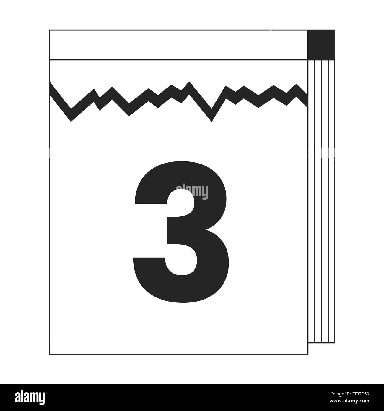 Line icon tear off Cut Out Stock Images & Pictures - Alamy