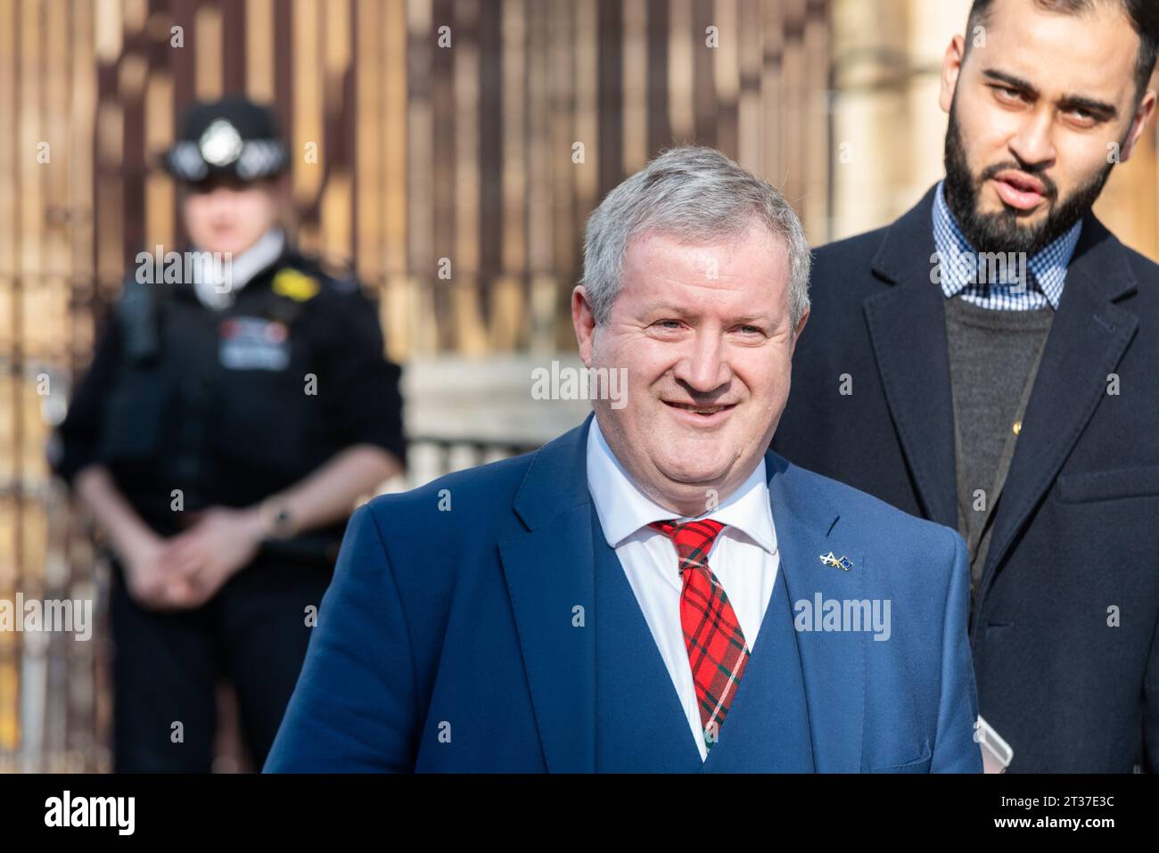 SNP MP Ian Blackford after the failed Brexit motion which took place in ...