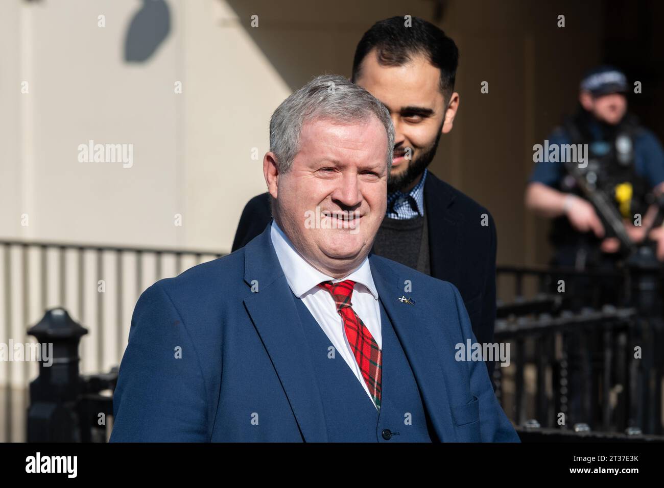 SNP MP Ian Blackford after the failed Brexit motion which took place in ...