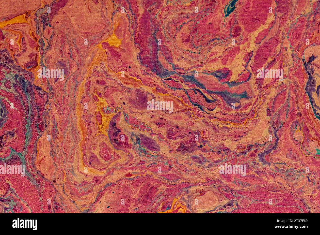 Abstract marbled colorful texture background, ebru marbled effect ...
