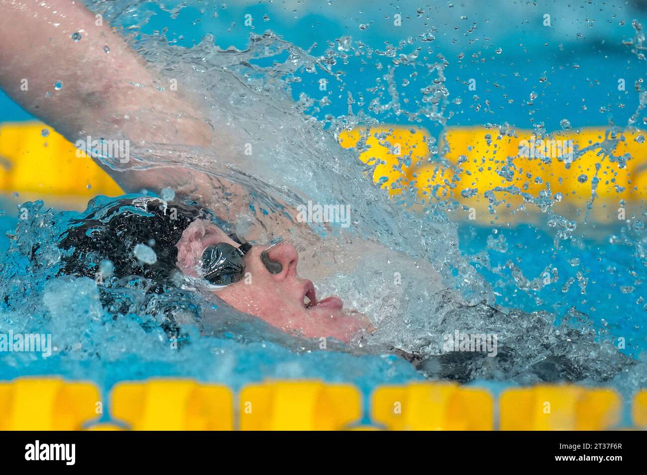 Josephine Fuller swims to win the gold medal in the women's 100-meters ...