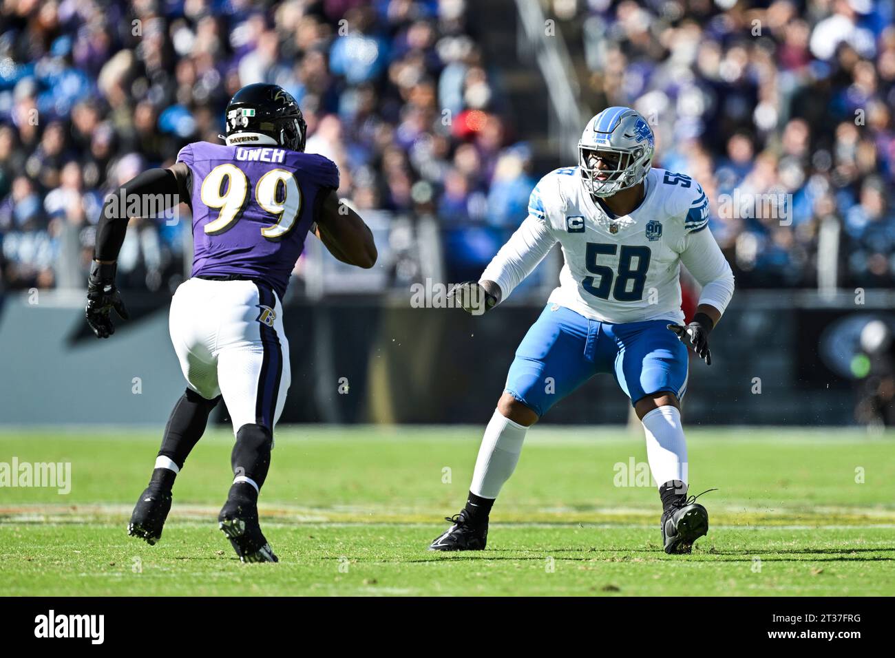 Detroit Lions offensive tackle Penei Sewell (58) in action against ...