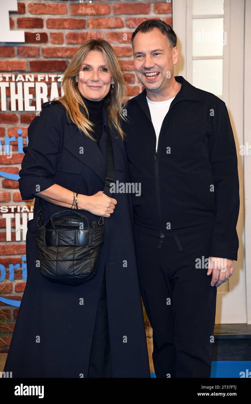 Kim Fisher, Sebastian Fitzek bei der Premiere der Amazon Prime Video ...