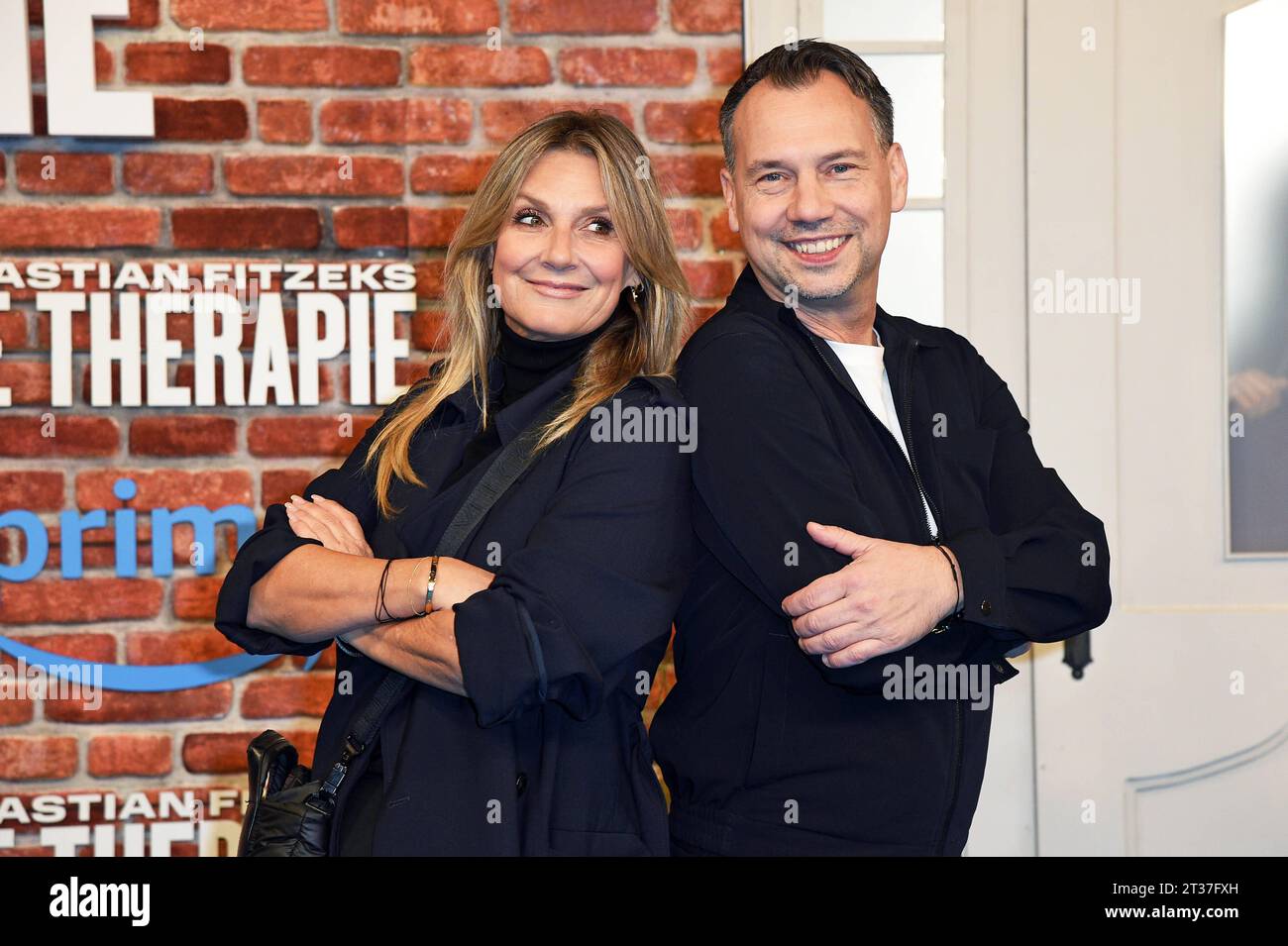 Kim Fisher, Sebastian Fitzek bei der Premiere der Amazon Prime Video ...