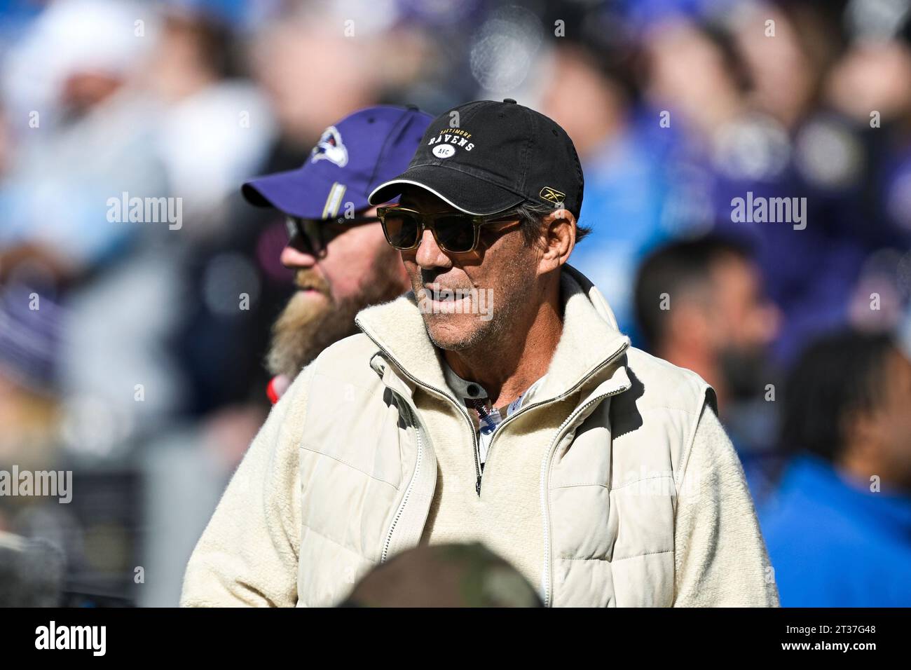 Baltimore Ravens owner Steve Bisciotti looks on during an NFL football ...