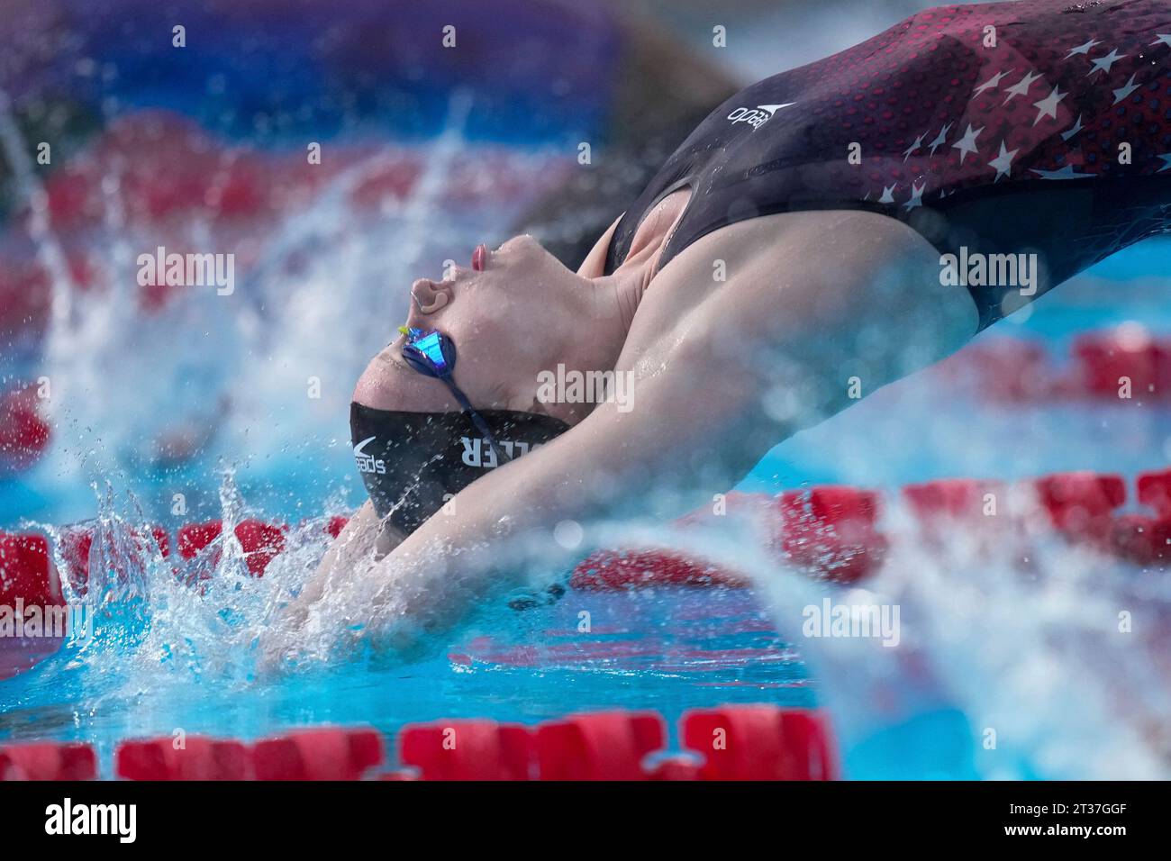 Josephine Fuller of the United States starts the women's 100-meters ...