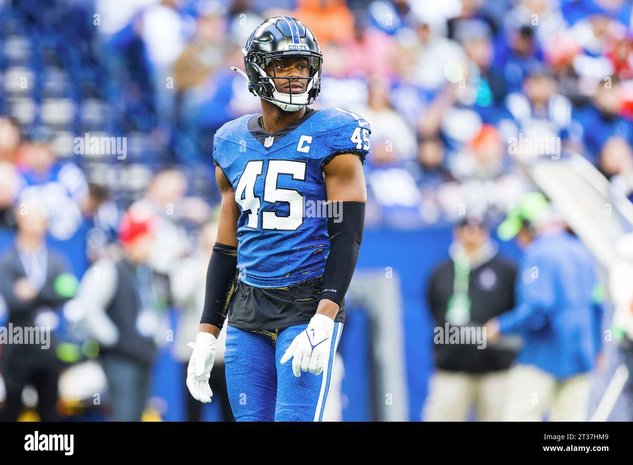 October 22, 2023: Indianapolis Colts linebacker E.J. Speed (45) during ...