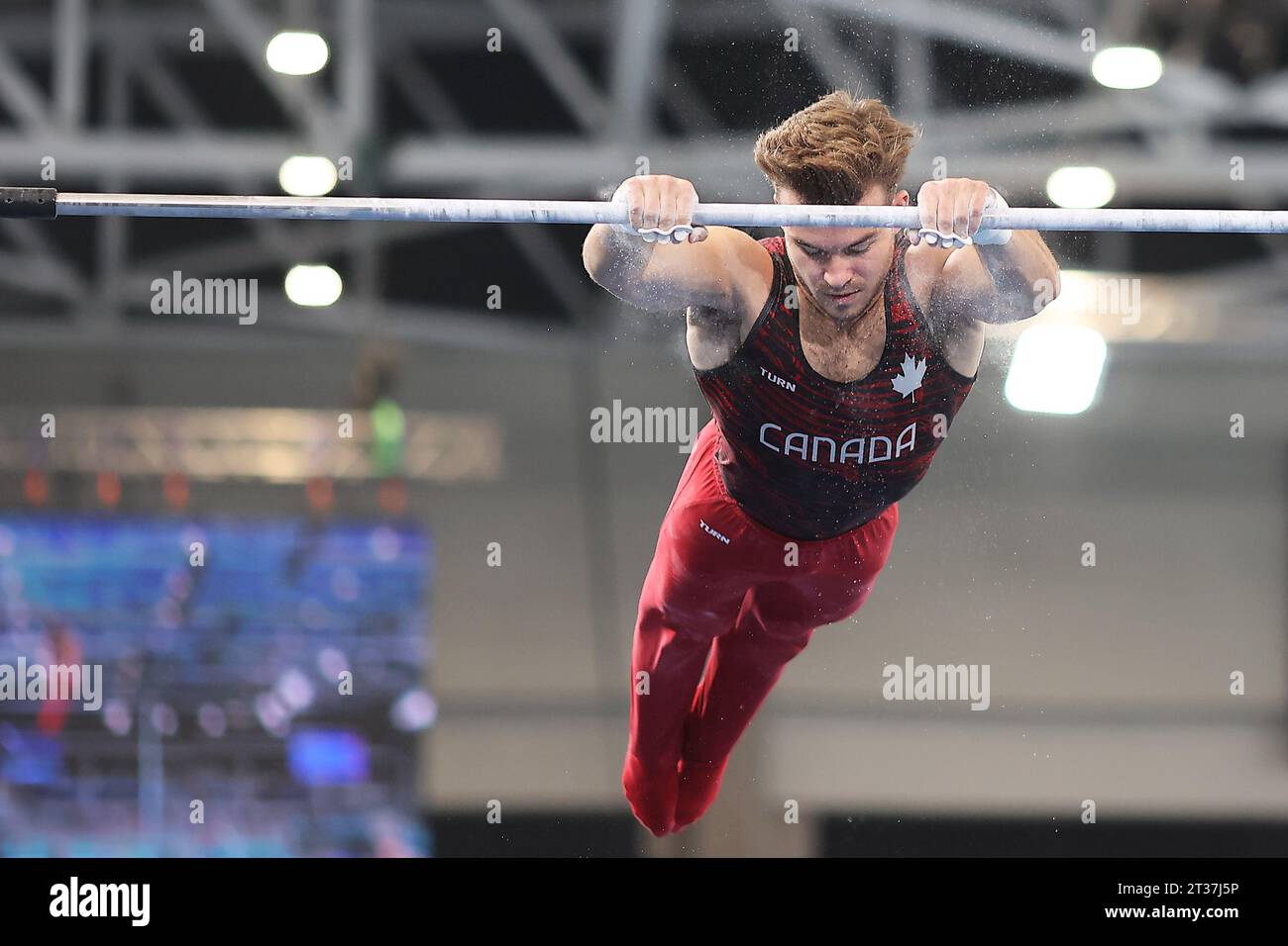Santiago, Chile. 23rd Oct, 2023. William Emard of Canada, competes ...