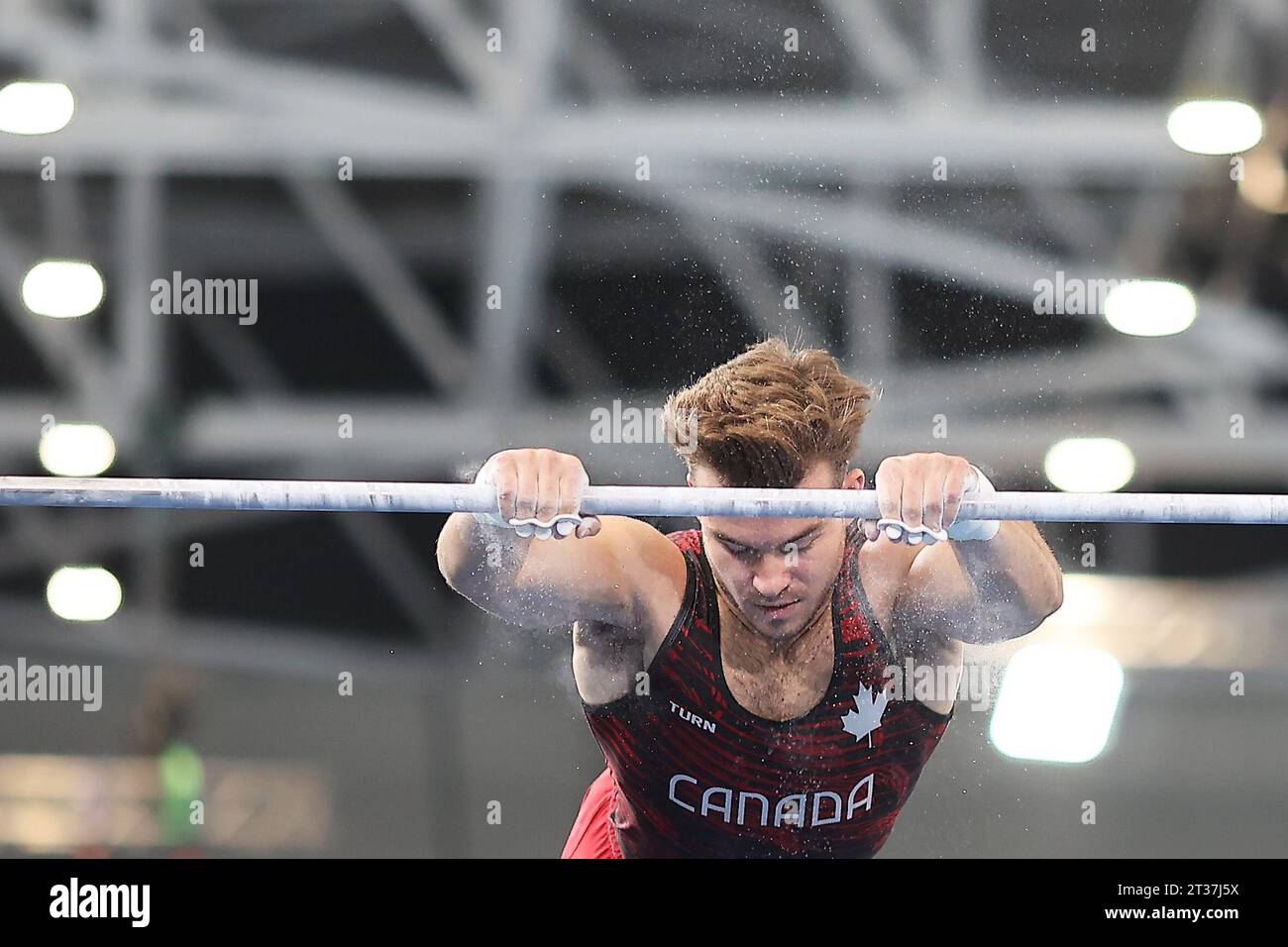 Santiago, Chile. 23rd Oct, 2023. William Emard of Canada, competes ...