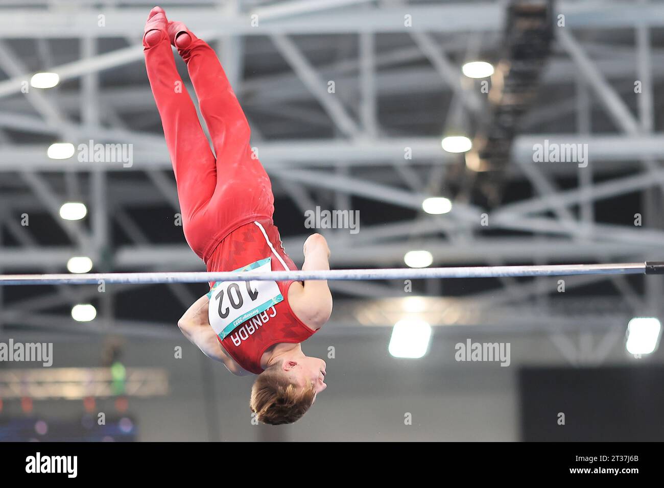 Santiago, Chile. 23rd Oct, 2023. Felix Dolci of Canada, competes during ...