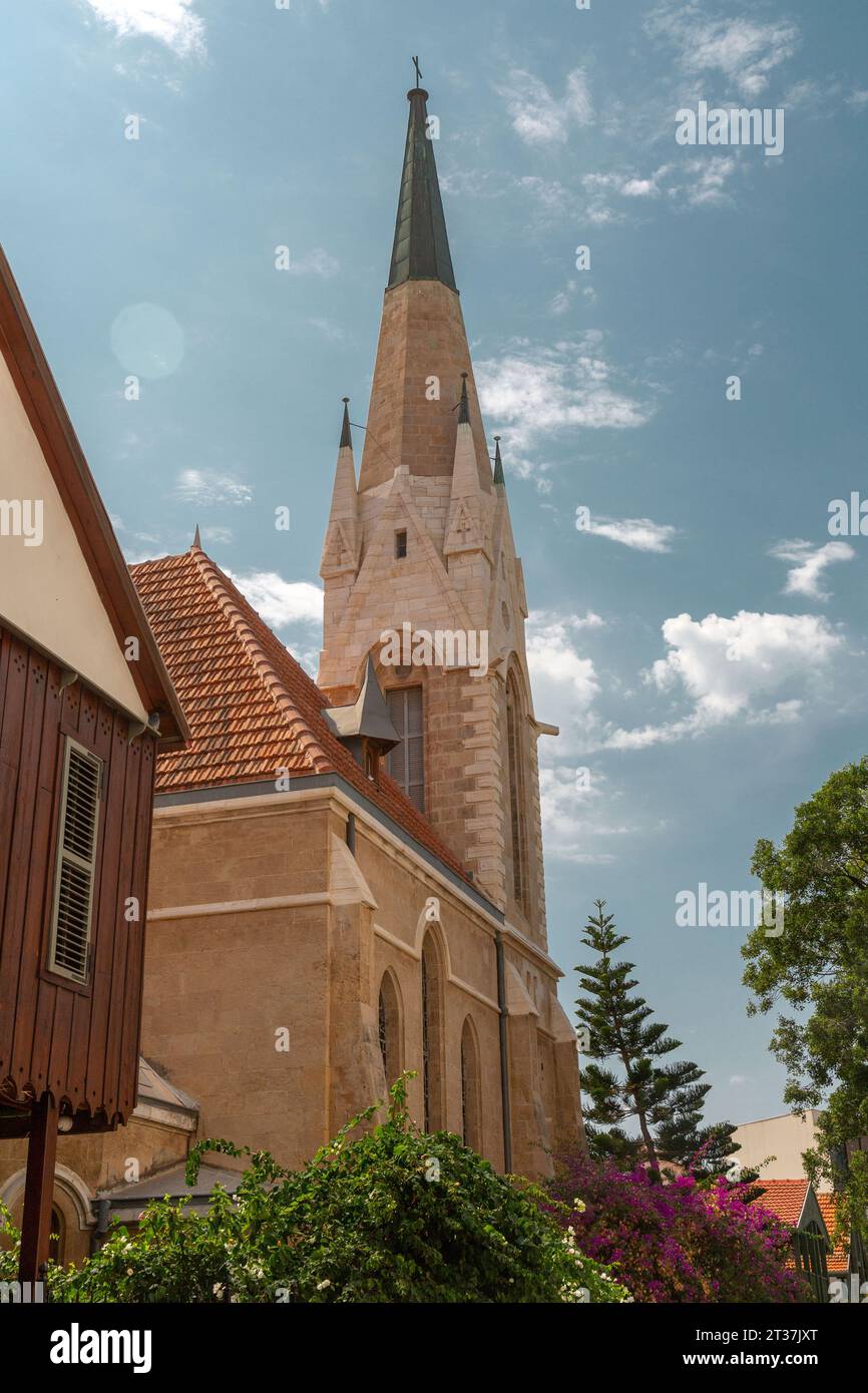 Immanuel Church is a Protestant church in the American German Colony ...