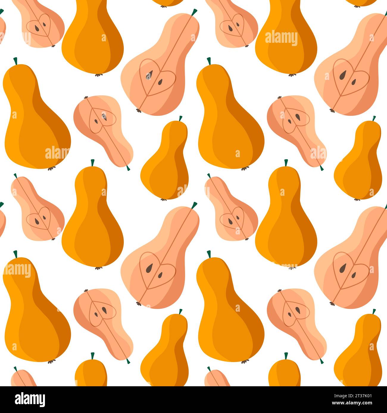 Cartoon fruit seamless pears pattern for wrapping paper and fabrics and ...