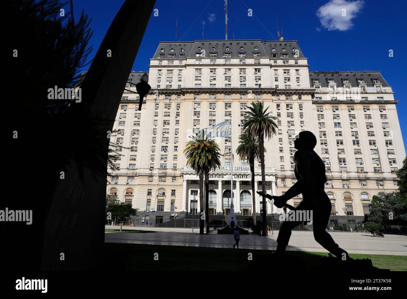 The Libertador Building (Edificio Libertador) housing the Ministry of Defense of Argentina in ...
