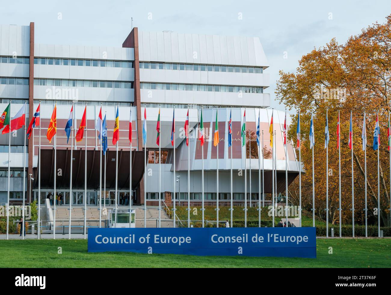 Strasbourg, France - Sep 22, 2022: The Council of Europe building is ...