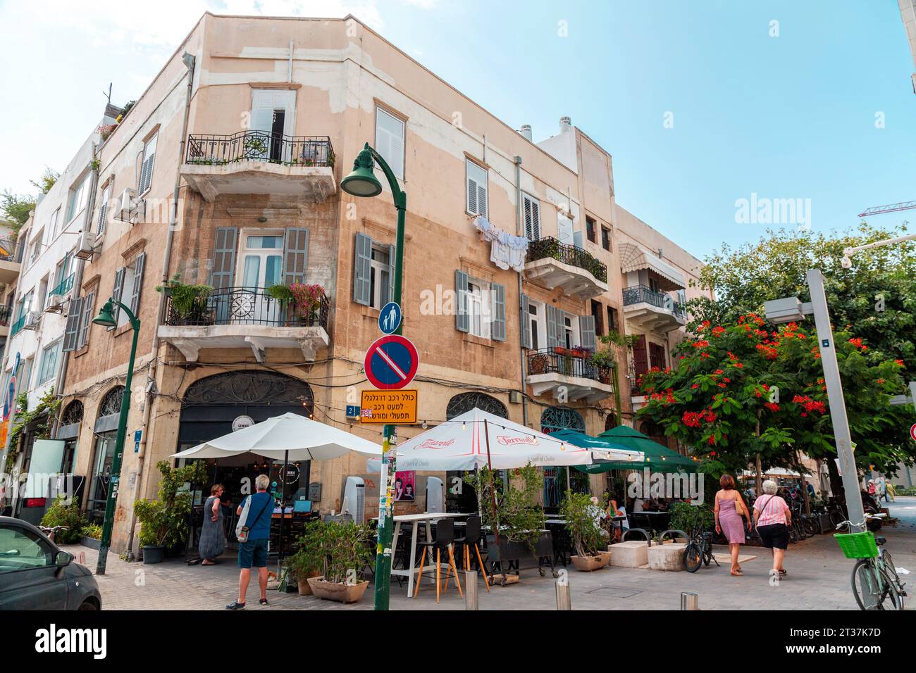 Jaffa, Israel - October 5, 2023: View from the historic streets of ...