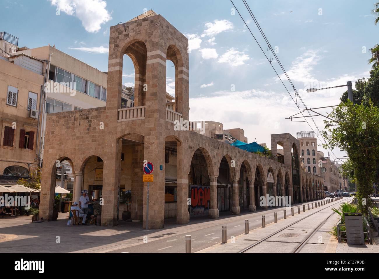 Jaffa, Israel - October 5, 2023: View from the historic streets of ...