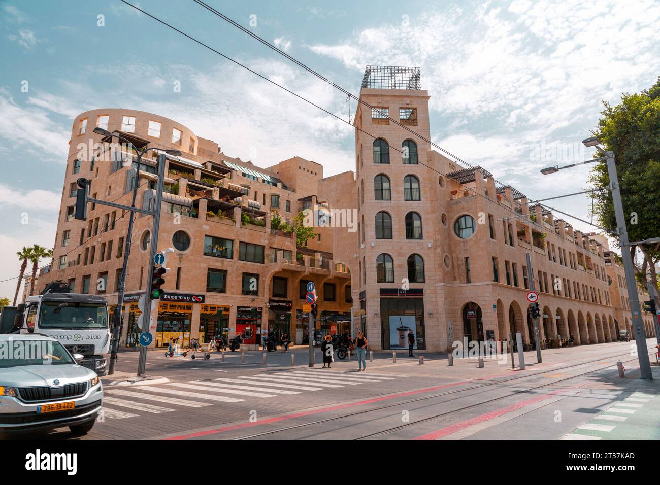 Jaffa, Israel - October 5, 2023: View from the historic streets of ...