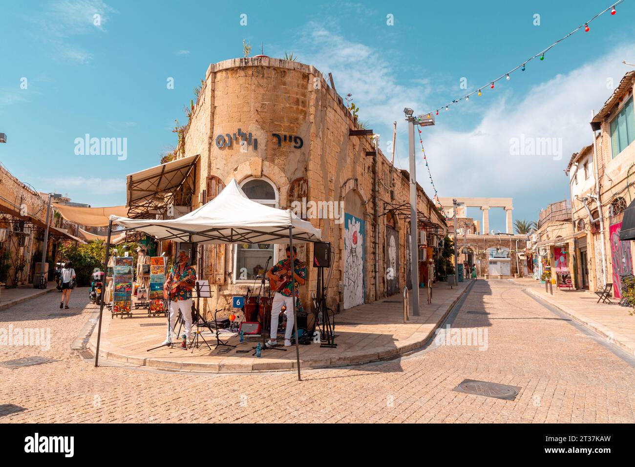 Jaffa, Israel - October 5, 2023: View from the historic streets of ...