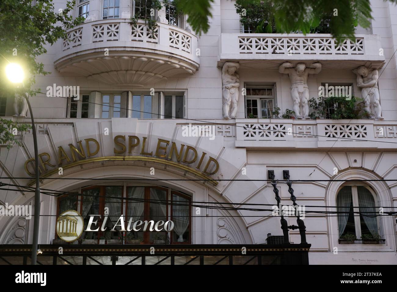 The exterior view of El Ateneo Grand Splendid bookstore in Buenos Aires ...