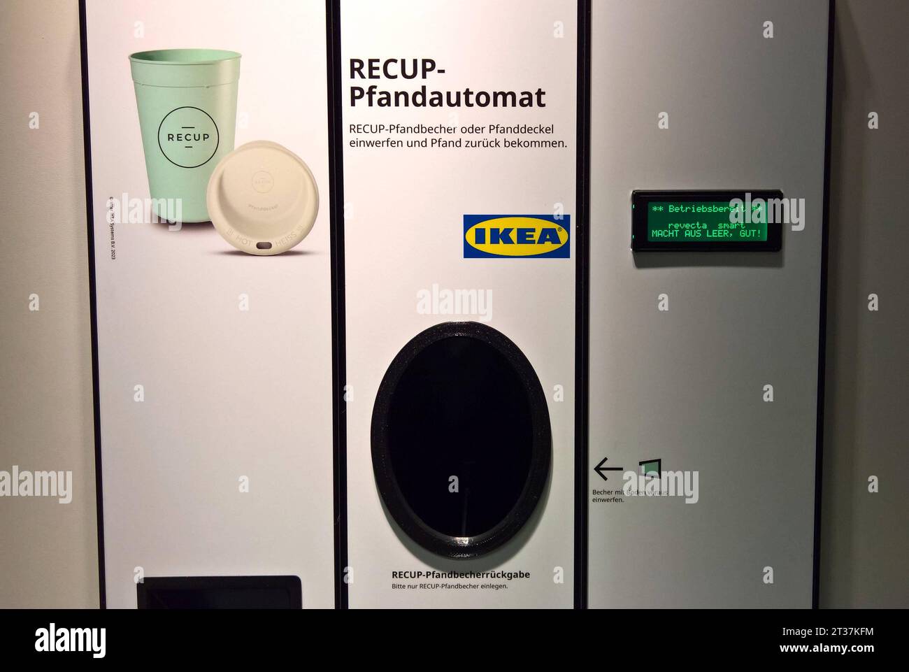 Ikea Recup - Pfandautomat, Pfandbecher- und Pfanddeckel-Rückgabe von ...