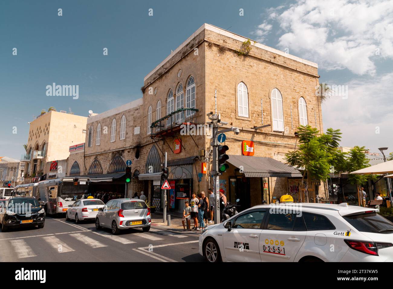 Jaffa, Israel - October 5, 2023: View from the historic streets of ...