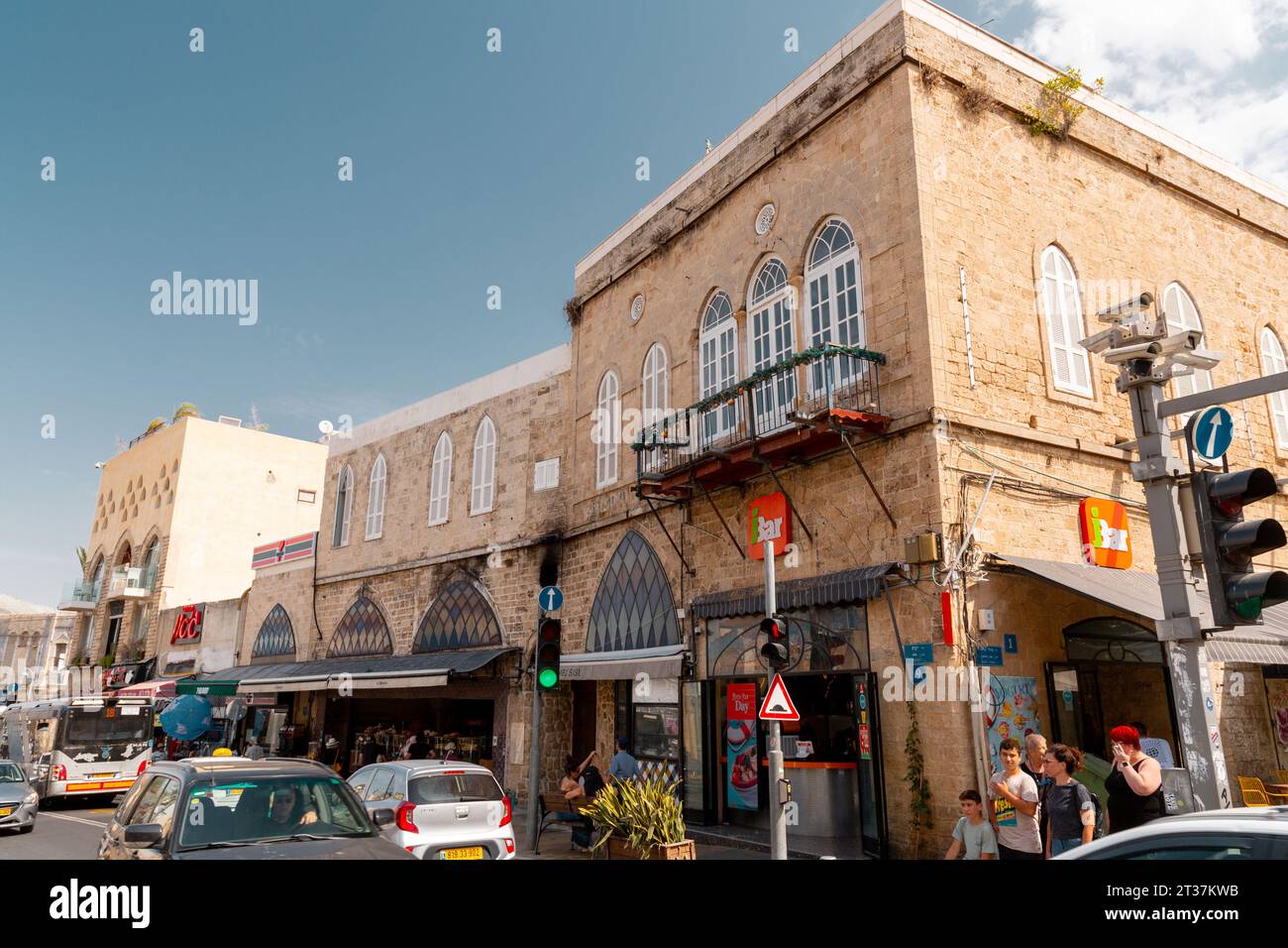 Jaffa, Israel - October 5, 2023: View from the historic streets of ...