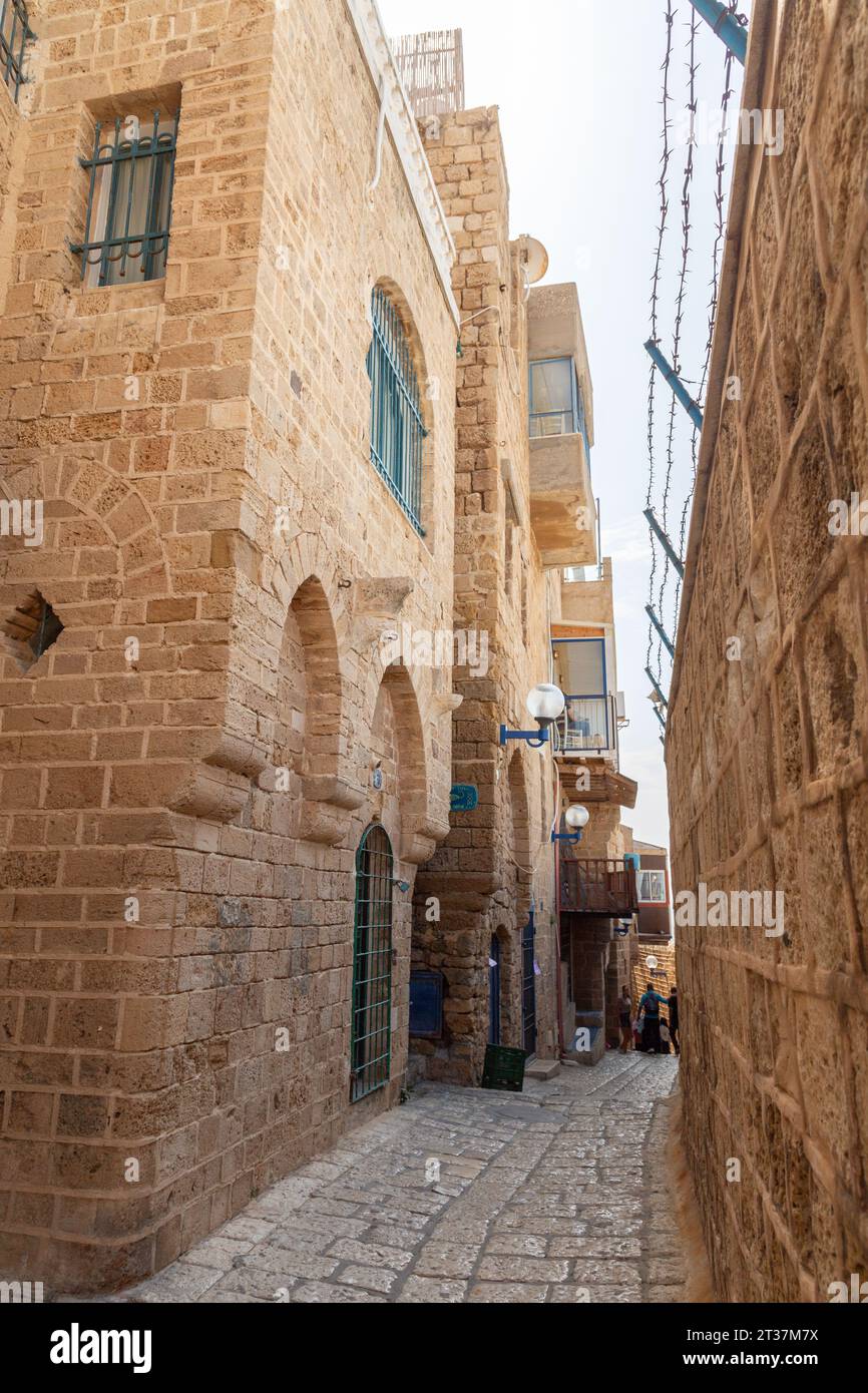 Jaffa, Israel - October 5, 2023: View from the historic streets of ...