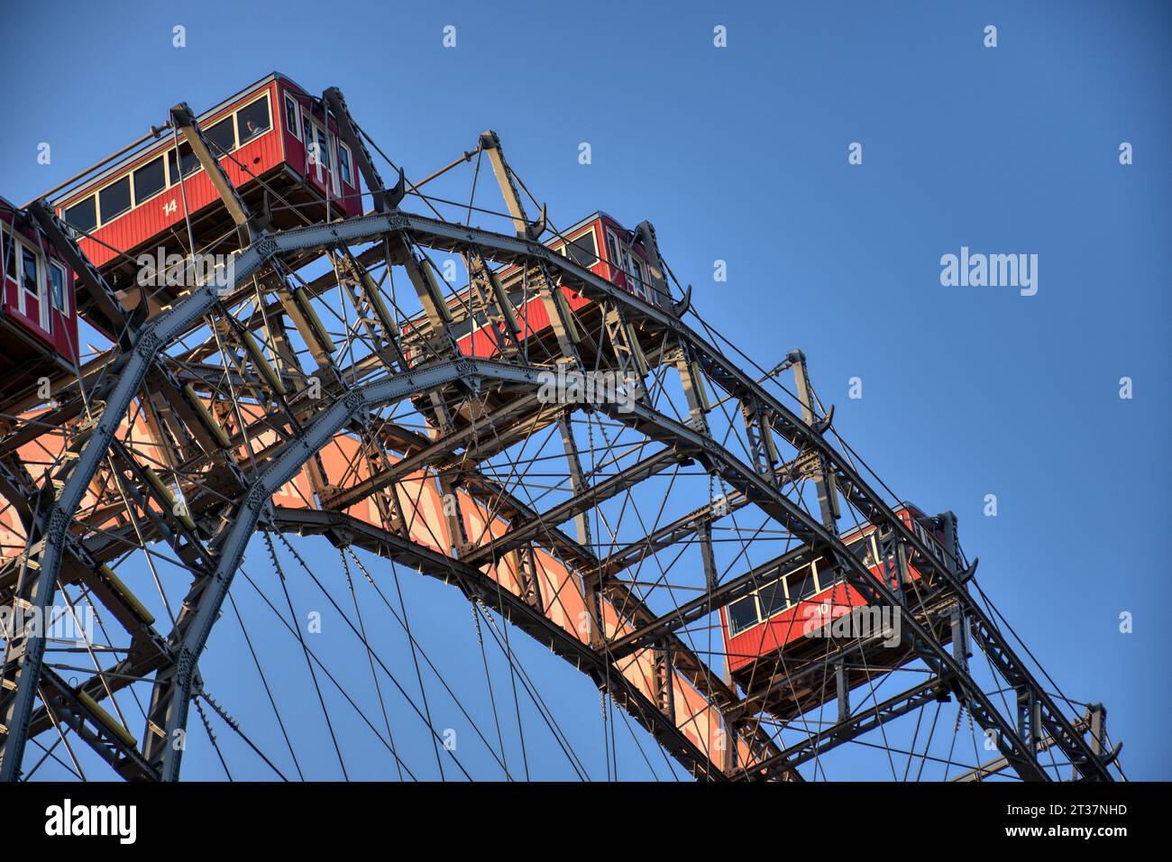 Wien, Prater, Riesenrad, Wiener Riesenrad, Vergnügungspark, Wahrzeichen ...