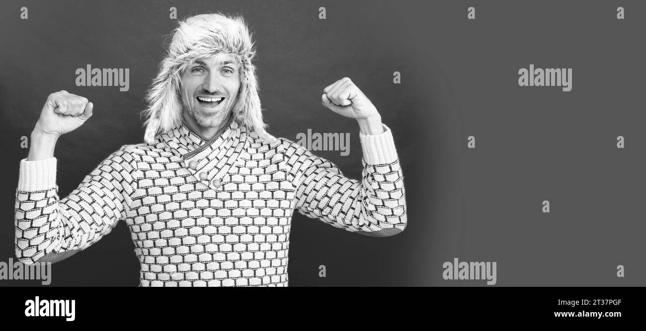 Grizzled guy face in Black and White Stock Photos & Images - Alamy