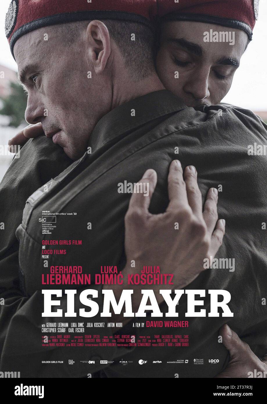 EISMAYER, poster in English, from left: Gerhard Liebmann, Luka Dimic ...