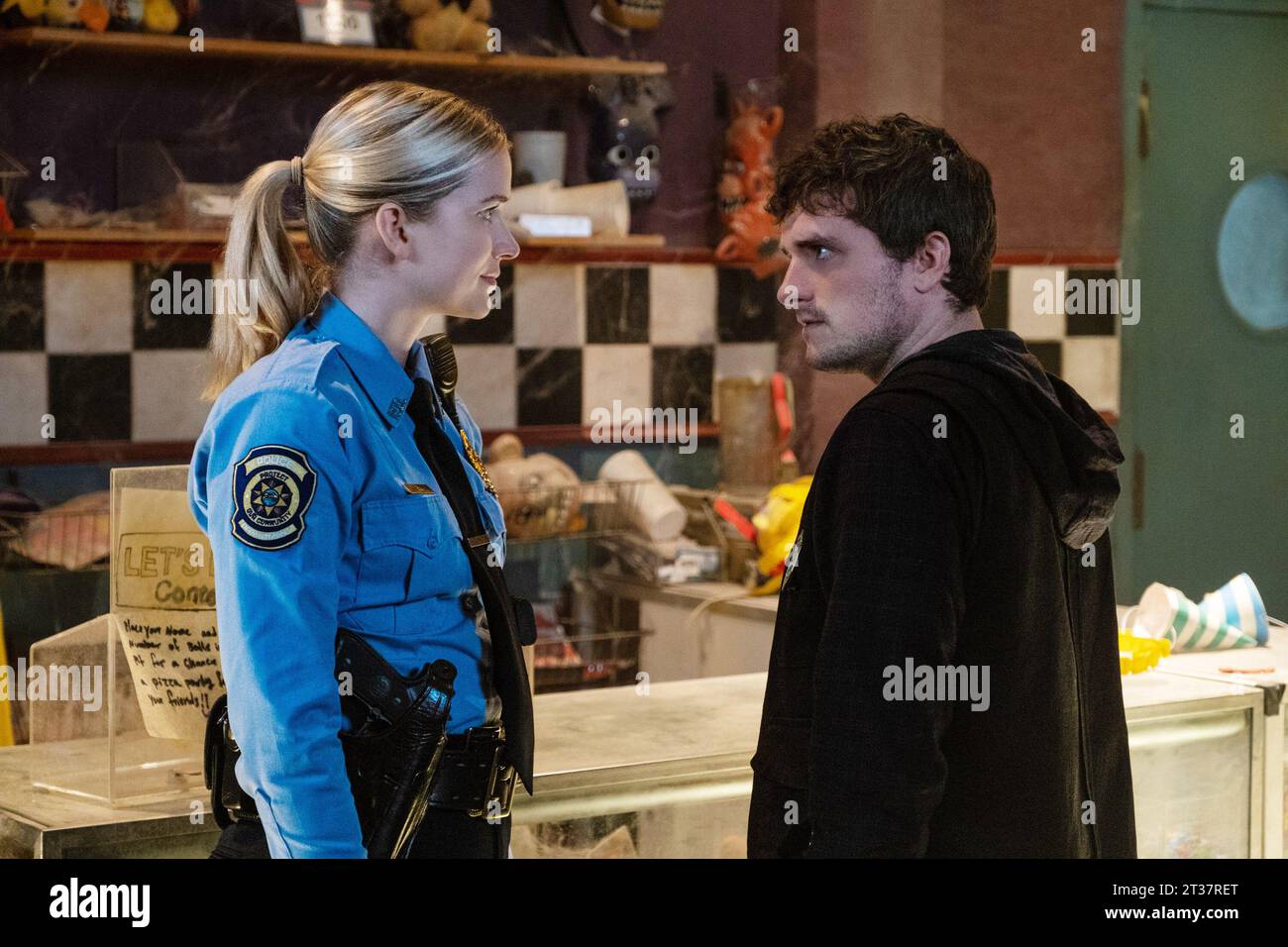 FIVE NIGHTS AT FREDDY'S, from left: Elizabeth Lail, Josh Hutcherson ...