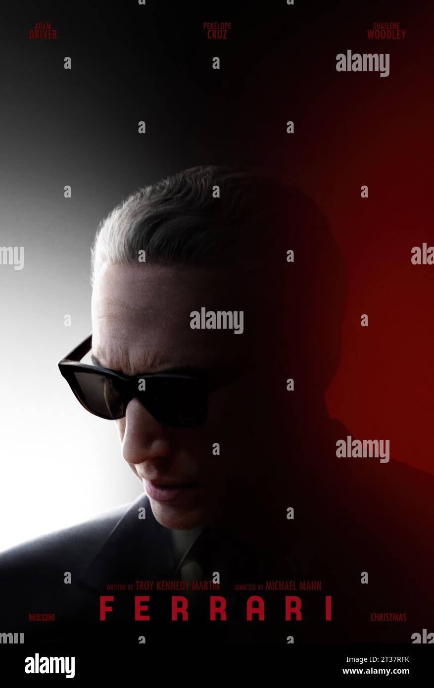 FERRARI, poster, Adam Driver as Enzo Ferrari, 2023. © Neon / Courtesy ...