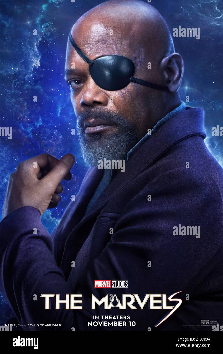 THE MARVELS, (aka CAPTAIN MARVEL 2), US character poster, Samuel L ...