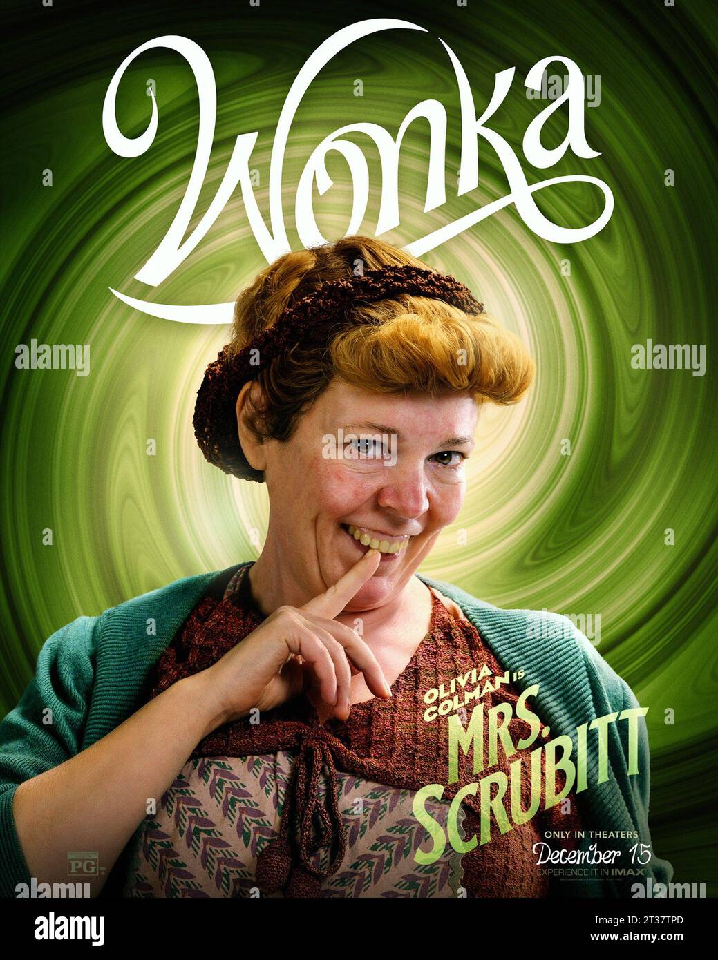 WONKA, US character poster, Olivia Colman, 2023. © Warner Bros ...