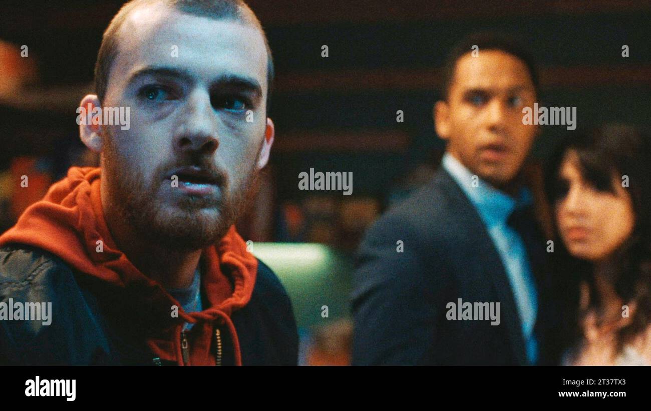 YOUR LUCKY DAY, from left: Angus Cloud, Elliot Knight, Jessica Garza ...