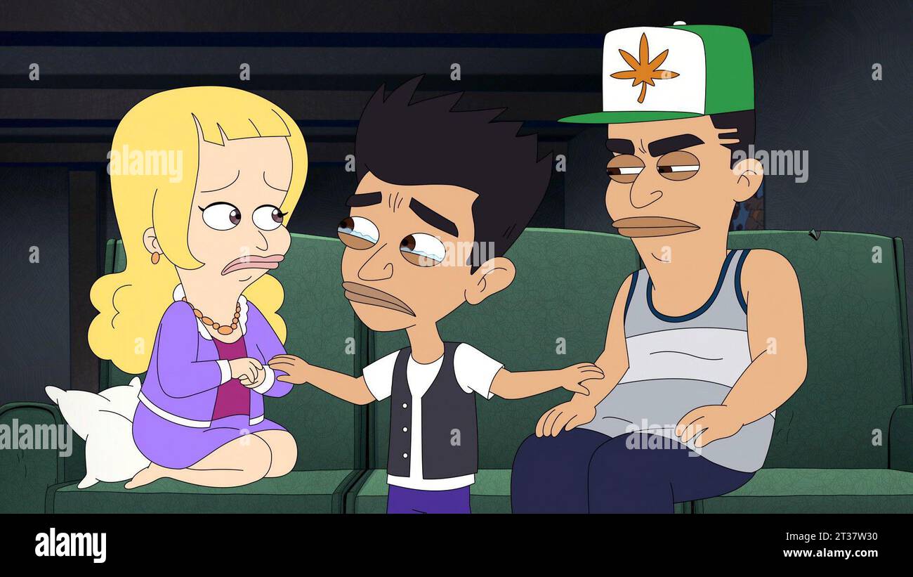 BIG MOUTH, from left: Lola (voice: Nick Kroll), Jay Bilzerian (voice ...