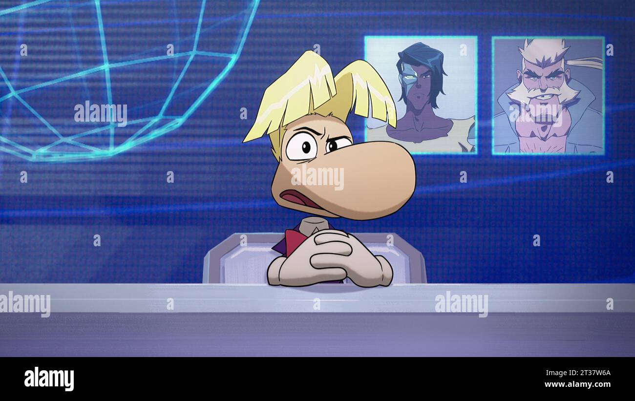 CAPTAIN LASERHAWK: A BLOOD DRAGON REMIX, Rayman (voice: David Menkin ...