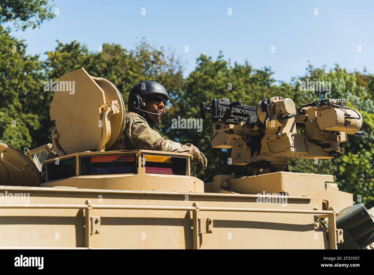 16.08.2023 Warsaw, Poland. American main battle tank - The M1 Abrams ...