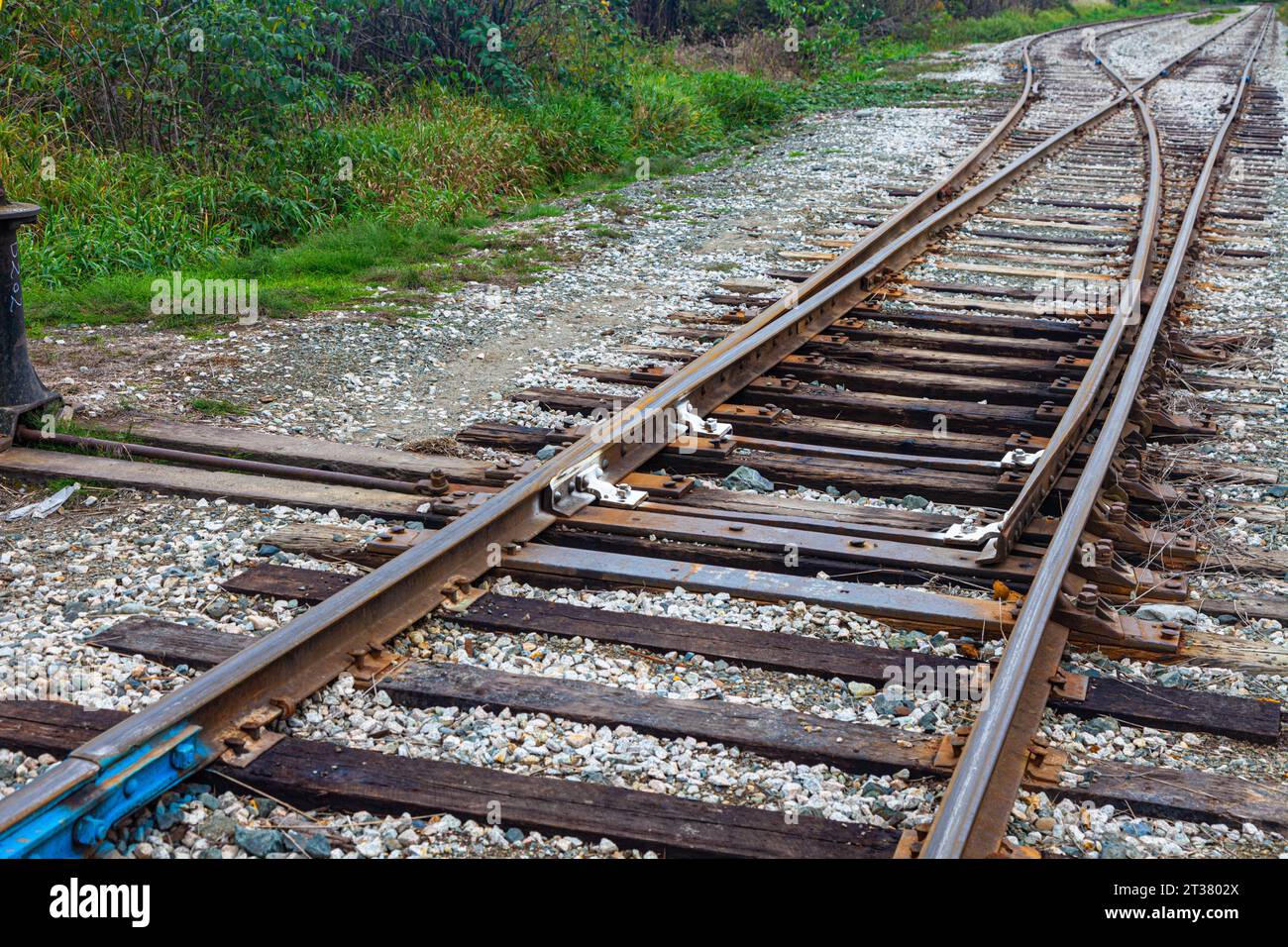Points on a railway hi-res stock photography and images - Alamy