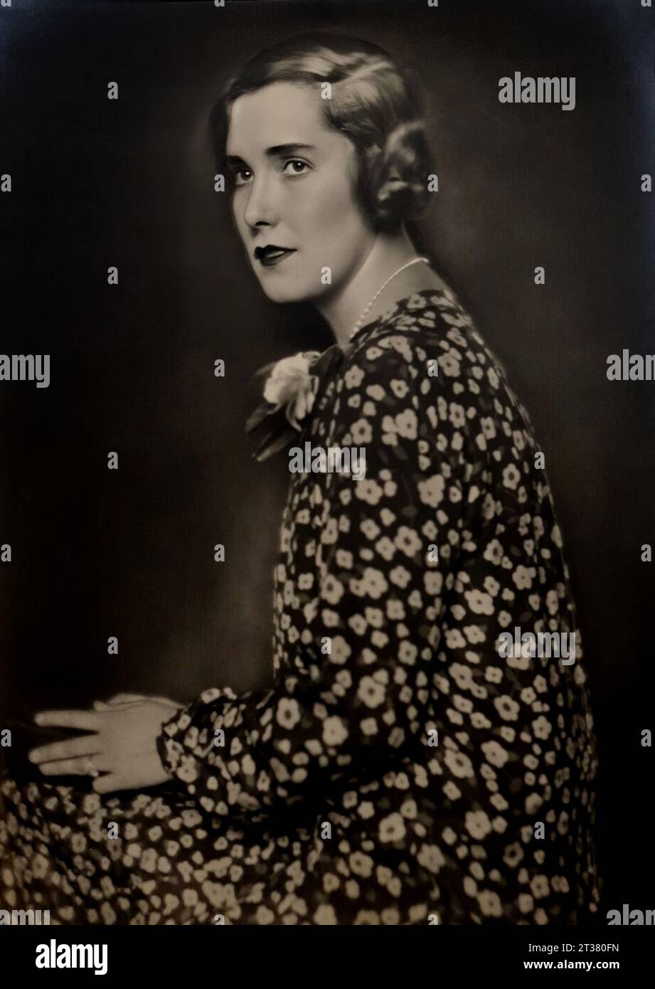 1933 ca, ROMA , ITALY : The italian Lavinia LANTE MONTEFELTRO DELLA ...