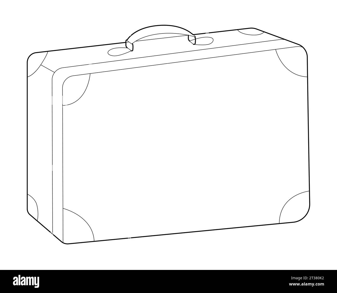Open Suitcase Template