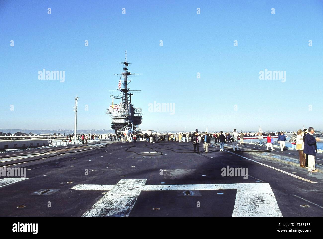 December 31, 1969, San Diego, California, USA: Onboard the USS Midway ...
